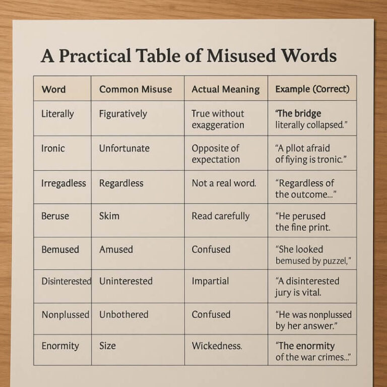 The Most Misused Words in English (And What They Actually Mean ...